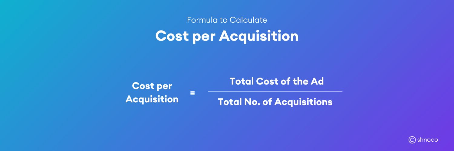 What is Cost Per Acquisition? – Formula and Ways to Optimize Cost Per Acquisition [With Examples]